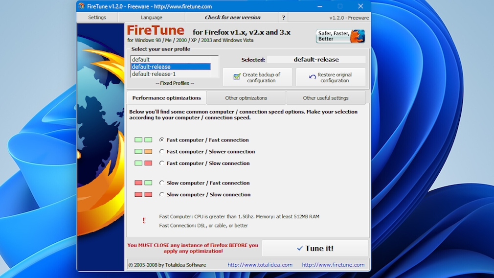 FireTune : Ein gutes Optimierungs-Programm für Firefox? - COMPUTER BILD