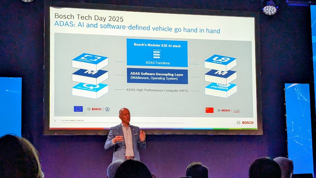 KI von Bosch steuert chinesisches Auto praktisch autonom - COMPUTER BILD