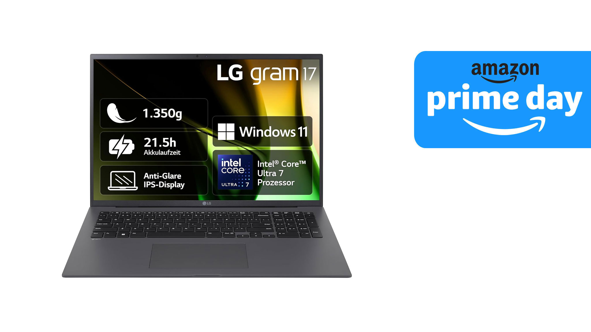 Fast 700 Euro sparen: LG Gram 17 als Prime Days Aktion - COMPUTER BILD