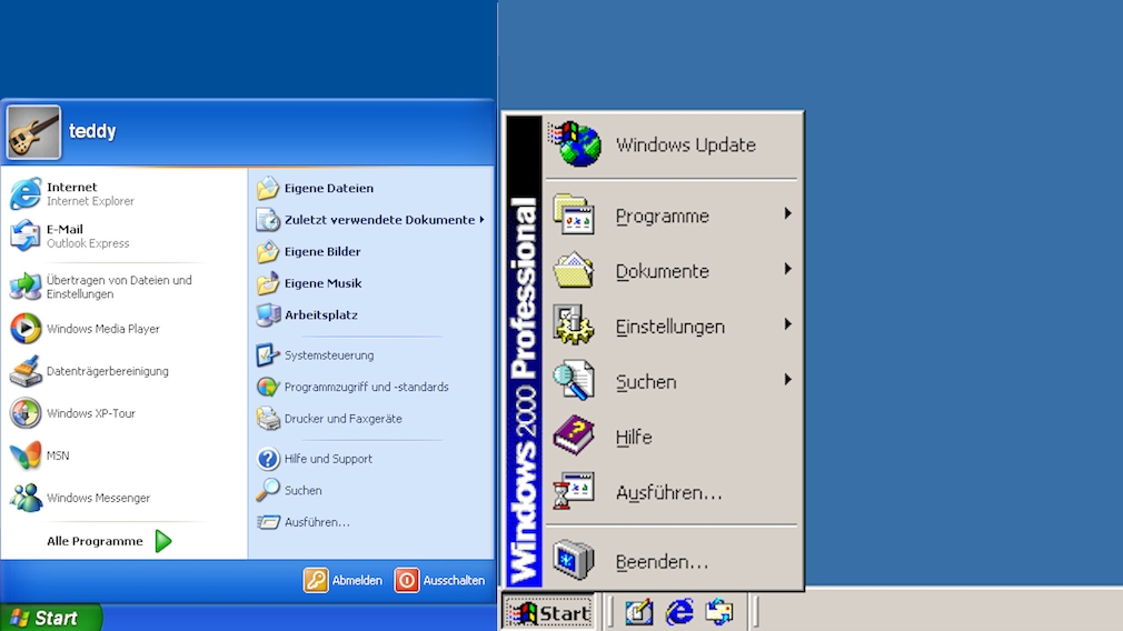 Nostalgie-Vergleich: Windows 2000 vs. XP bei der Performance - COMPUTER ...