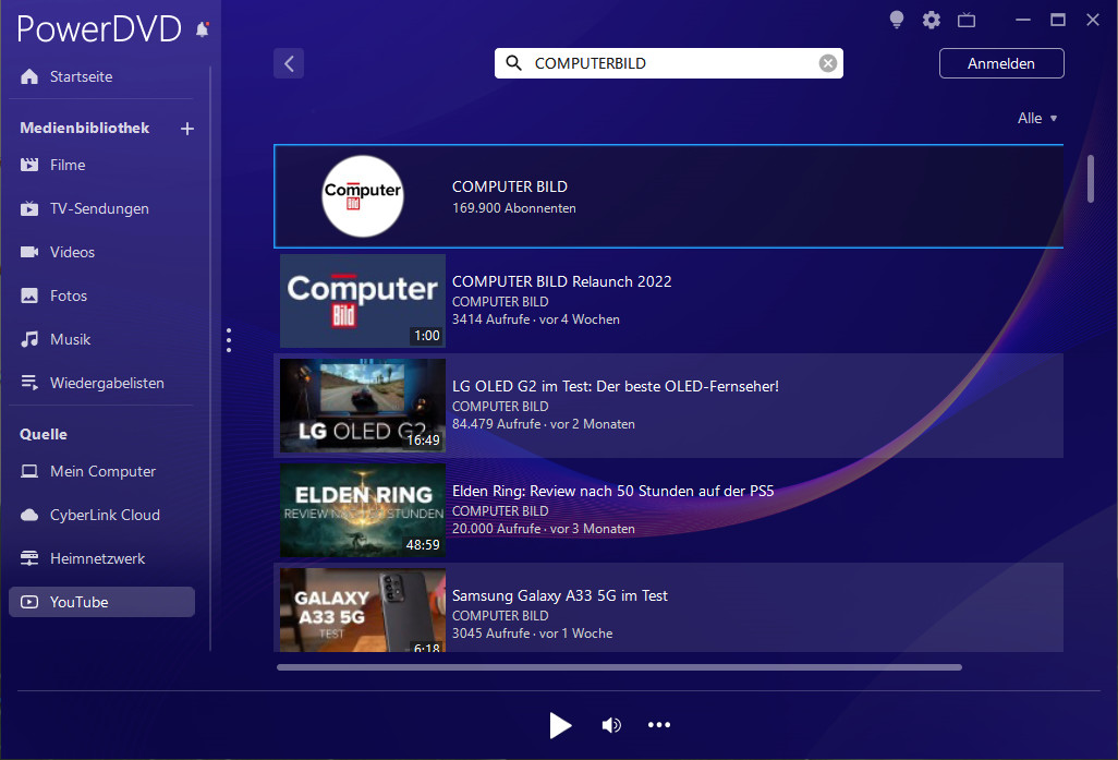 PowerDVD - Download - COMPUTER BILD