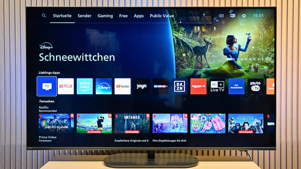Philips Ambilight-TV The One im Test: Edler QLED-Fernseher - COMPUTER BILD