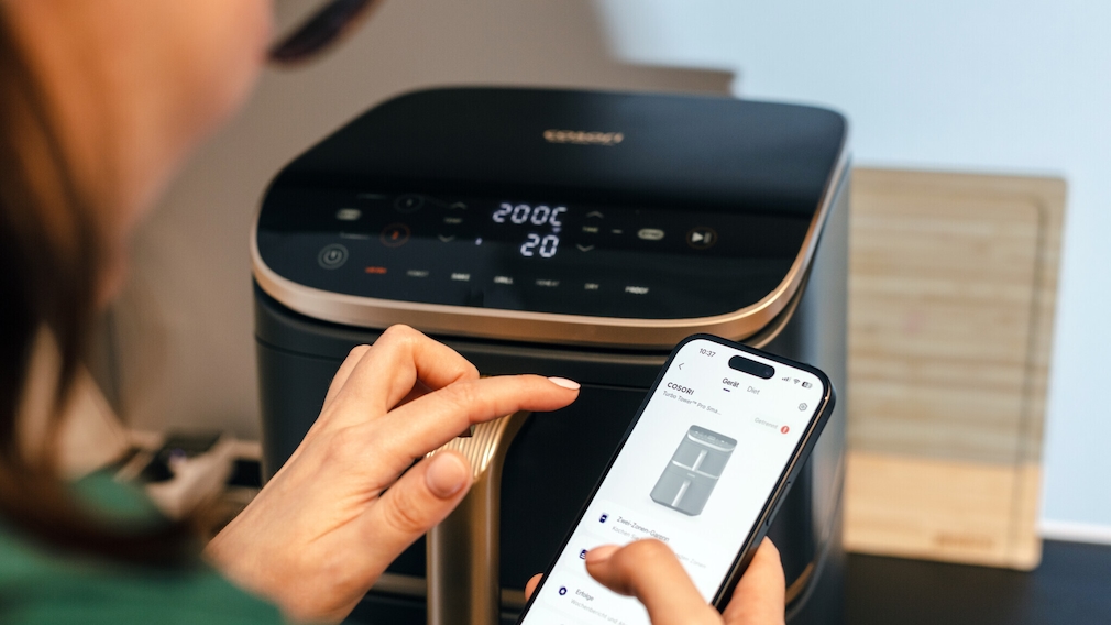 XXL-Heißluftfritteuse Cosori Turbo Tower Pro Smart im Test 2026 ...