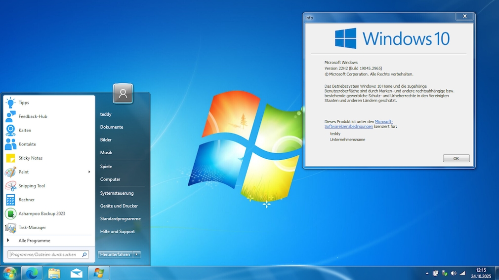 Windows-7-Theme für Windows 10: Ein Gratis-Tool hilft - COMPUTER BILD
