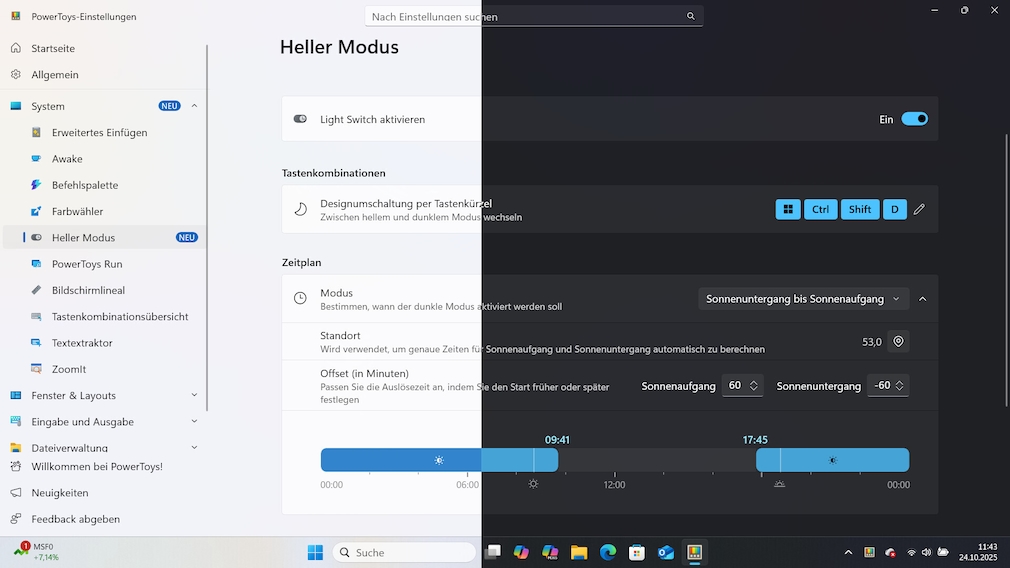 Windows: Automatisch zwischen dunklem und hellem Modus wechseln ...