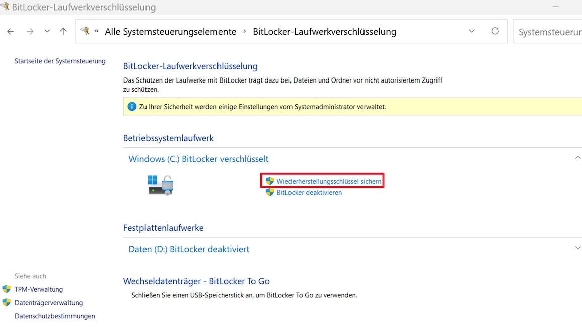 BitLocker-Wiederherstellung: So entgehen Sie der Windows-Falle ...