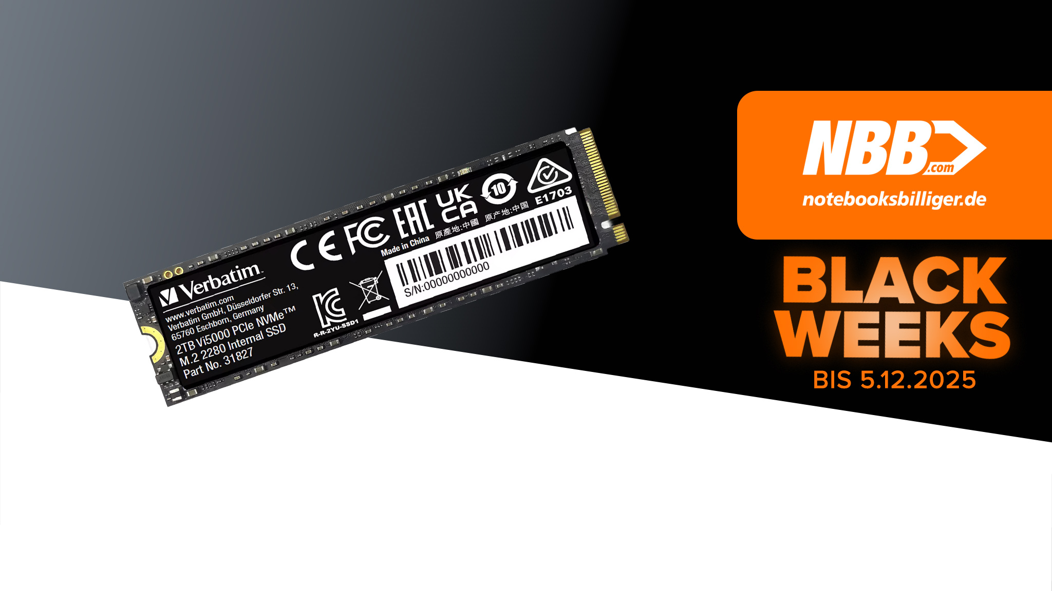 NBB-Deal: SSD Vi5000 von Verbatim zum Bestpreis - COMPUTER BILD