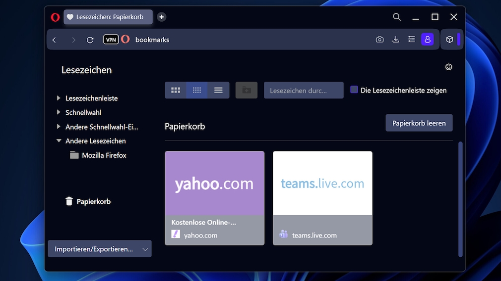 Opera: Papierkorb leeren – so geht es - COMPUTER BILD