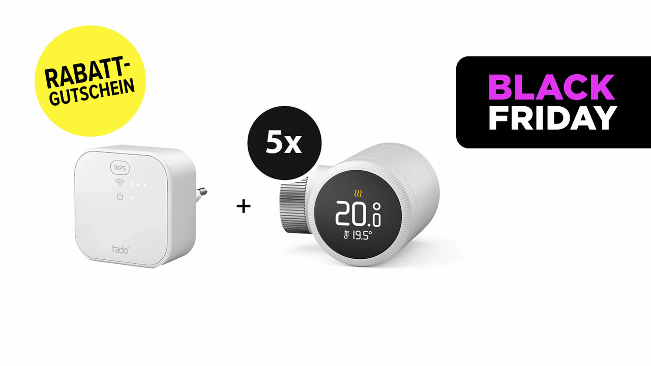 Tado X 5er Set mit Bridge: starke Ersparnis am Black Friday 2025 ...