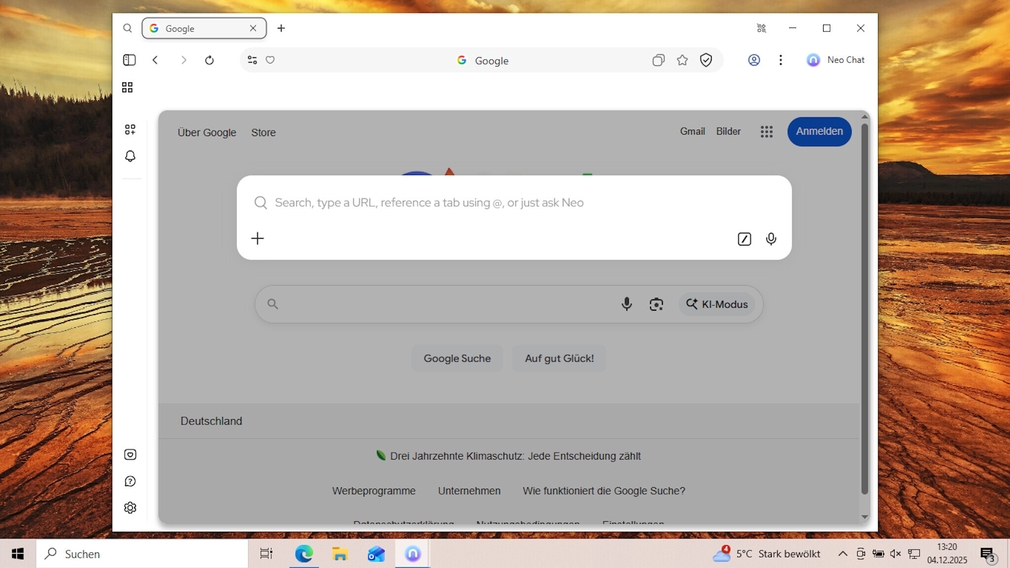 Neo Browser: KI-Browser von Gen Digital im Check - COMPUTER BILD