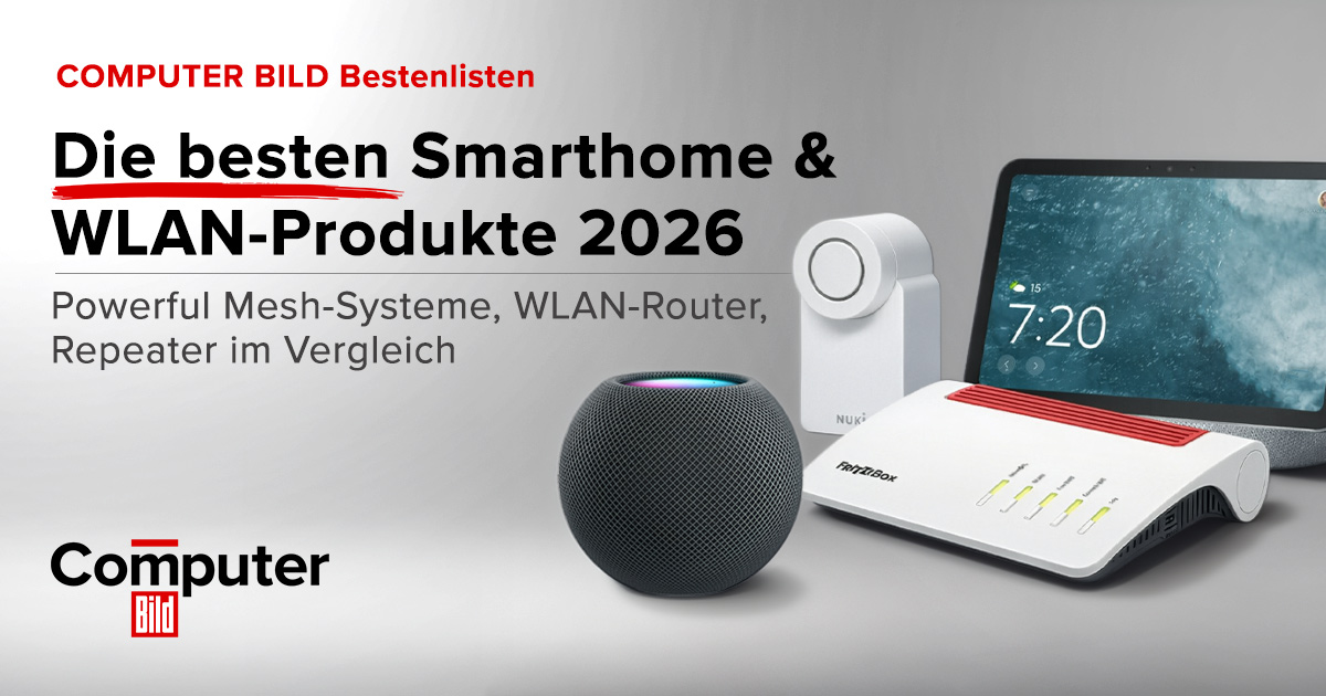 Smart Home Tests 2026: WLAN Repeater, Router, Mesh