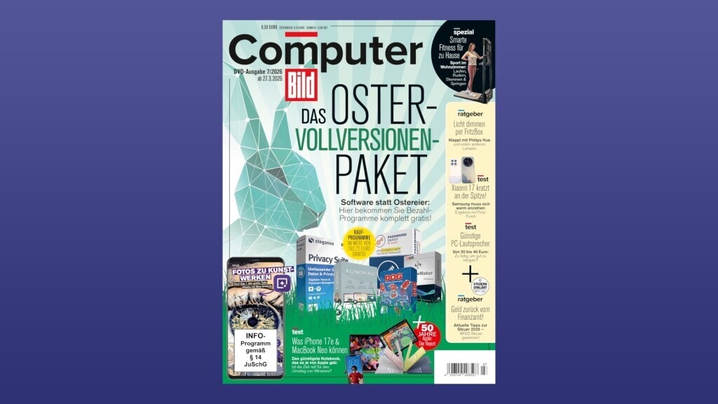 Heftvorschau: Das bietet die COMPUTER BILD 7/2026