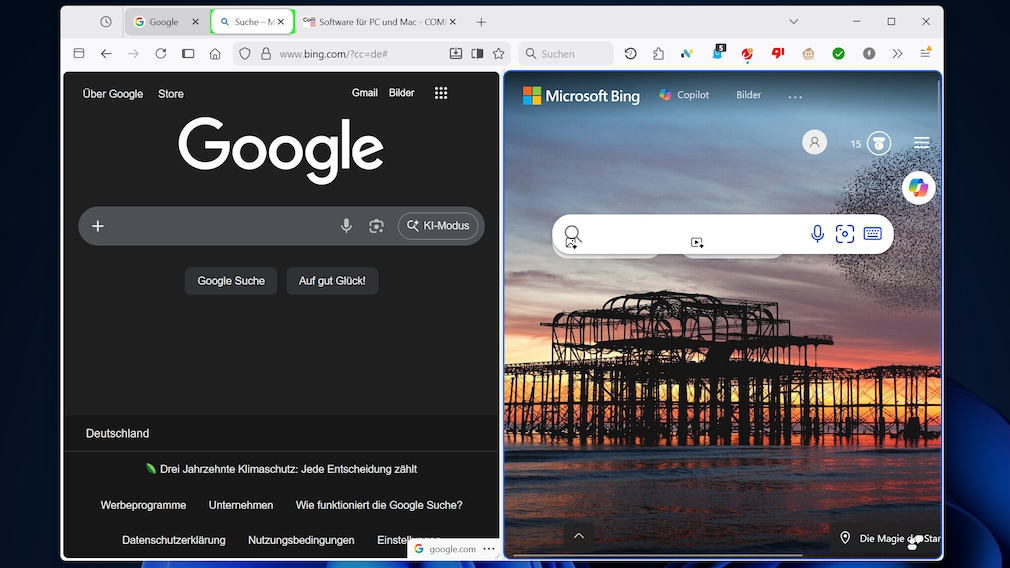 Firefox mit Split-Screen-Surfen: Funktion aktivieren - COMPUTER BILD