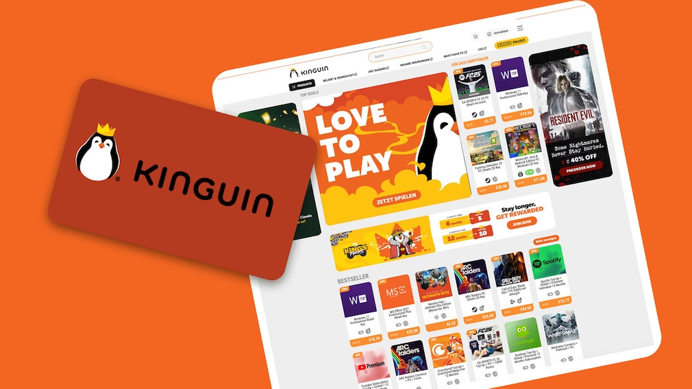 Kinguin: Spiele und Software günstiger dank Rabattcode - COMPUTER BILD