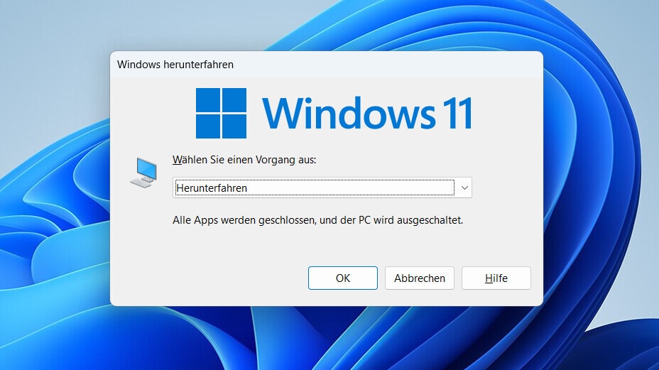 Windows mit drei Tasten herunterfahren - COMPUTER BILD