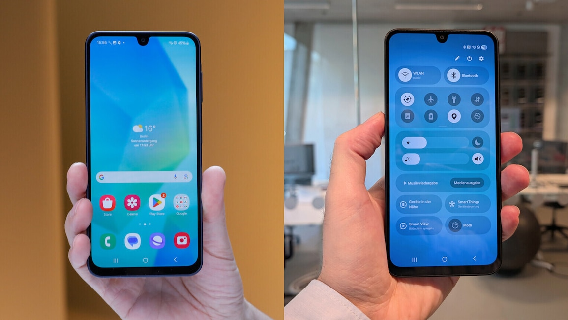 Samsung Galaxy A17 5G vs. A16 5G: Der Vergleich überrascht - COMPUTER BILD