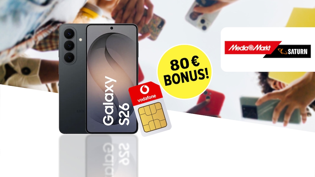 Samsung Galaxy S26 mit Vertrag: Media-Markt-Angebot im Juni 2026 ...