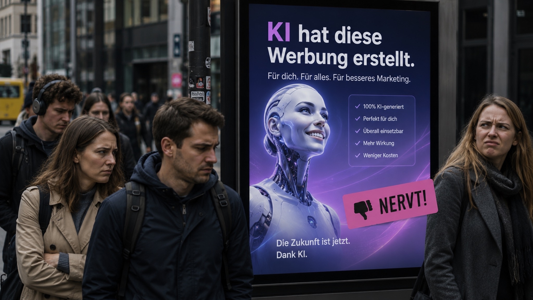 KI in der Werbung: Unternehmen begeistert, Verbraucher genervt ...