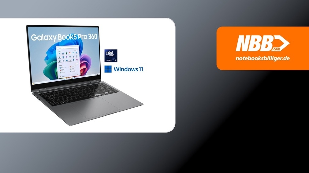 Office-Laptop: Galaxy Book 5 Pro 360 im Angebot - COMPUTER BILD