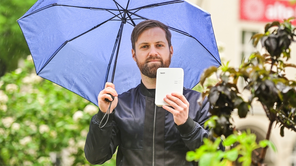 WLAN im Garten verbessern: FritzRepeater 1610 Outdoor getestet ...