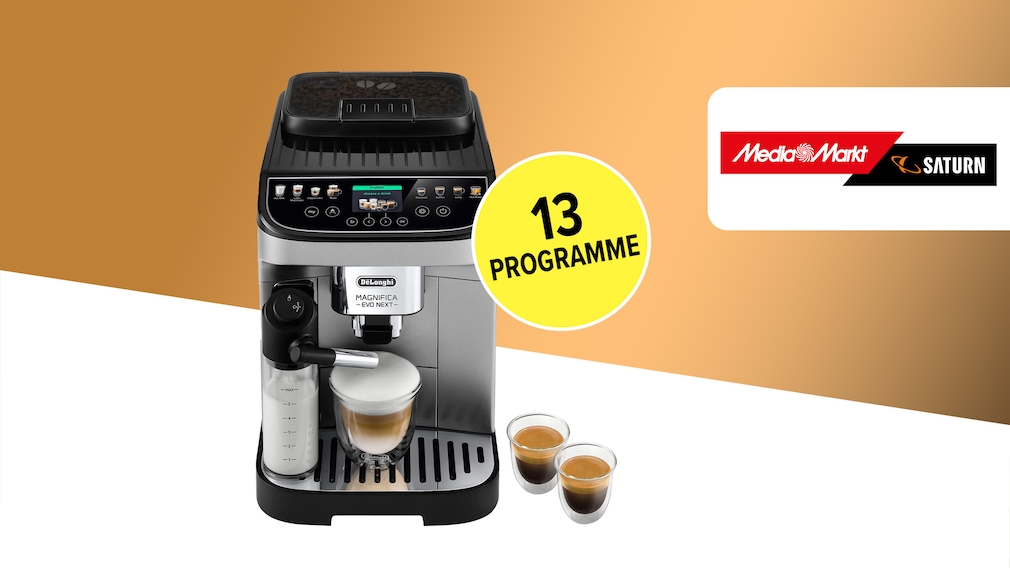 De'Longhi-Kaffeeautomat mit Display, Milchsystem & Co. für 469 Euro ...