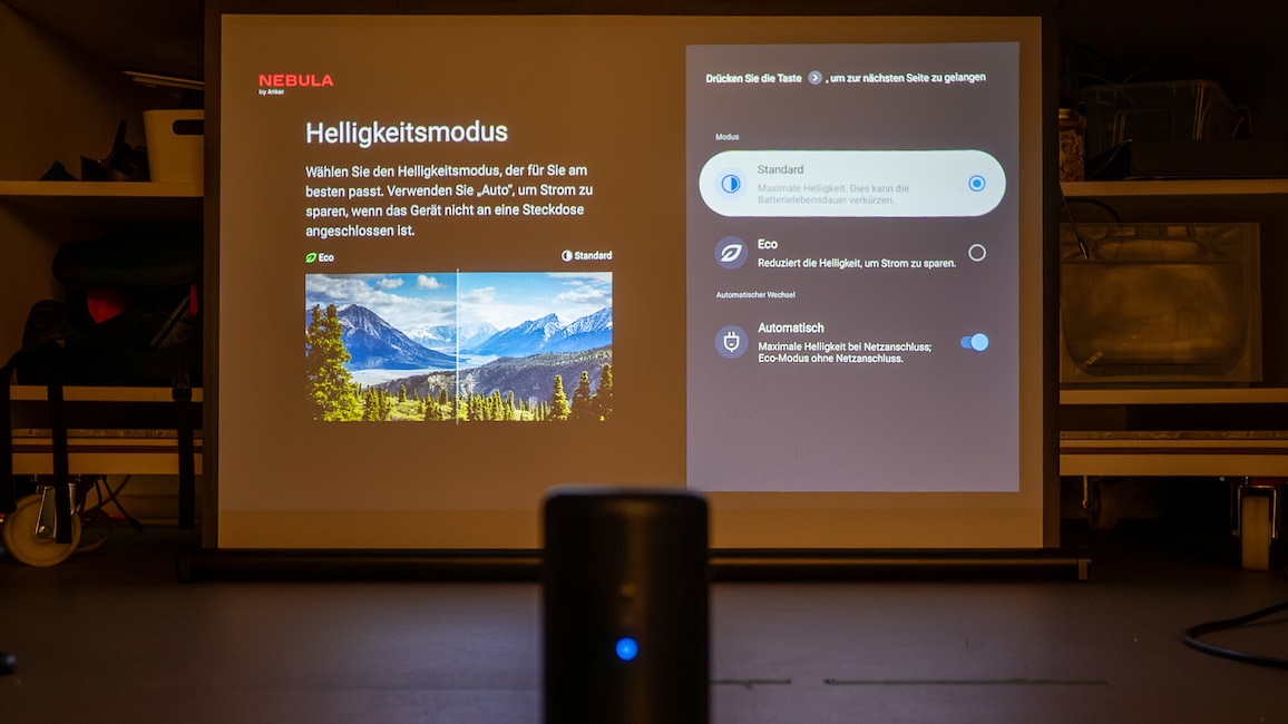 Test Nebula Capsule 3: Günstiger Mini-Beamer mit LED statt Laser ...