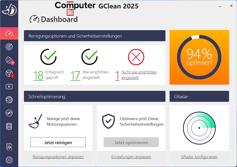 GClean (COMPUTER BILD-Edition) - Download - COMPUTER BILD