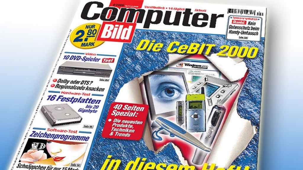 CeBIT-Trends im Jahr 2000: Das waren die Messe-Neuheiten - COMPUTER BILD