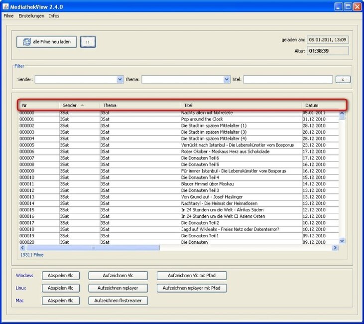 MediathekView: Update auf Version 13.5.1 erschienen - COMPUTER BILD