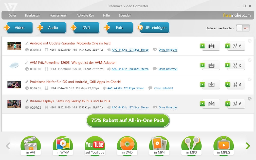 Freemake Video Converter - Download - COMPUTER BILD