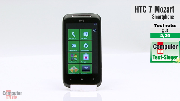 Video zum Test: HTC 7 Mozart mit Windows Phone 7 - COMPUTER BILD