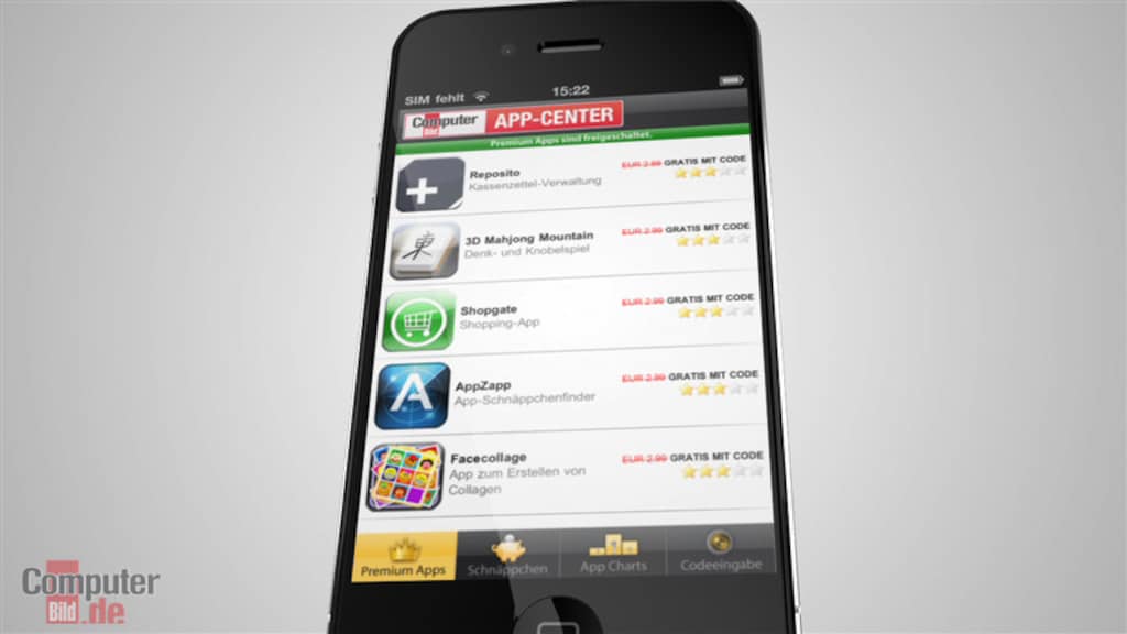 COMPUTER BILD-App-Center für iPhone und Android-Smartphone