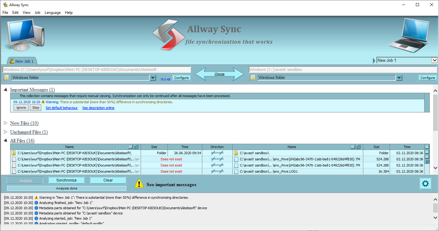 Allway Sync - Download - COMPUTER BILD