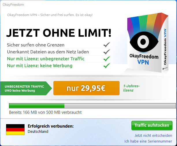 OkayFreedom VPN - Download - COMPUTER BILD