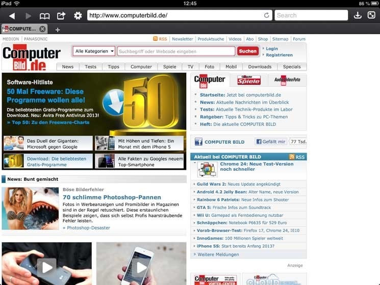 iPad: Die besten Browser für den Tablet-PC von Apple - COMPUTER BILD