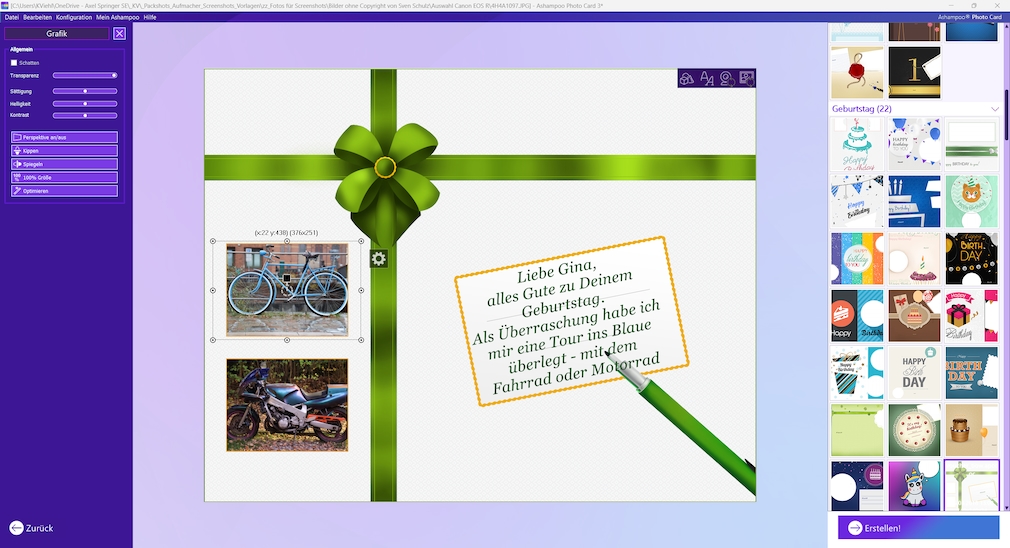 Ashampoo Photo Card 3 – Kostenlose Vollversion - Download - COMPUTER BILD