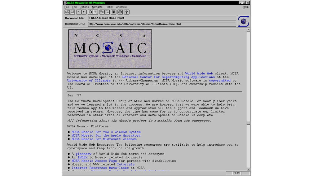 Software-Jubiläum: 20 Jahre Mosaic-Browser - COMPUTER BILD