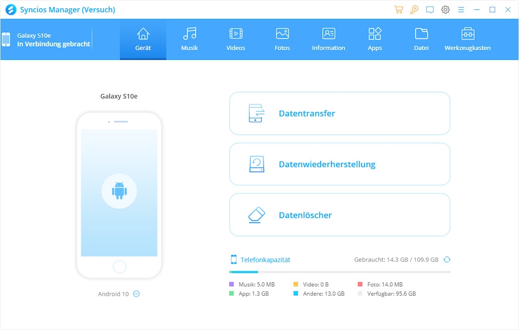 Syncios (iOS- & Android-Manager) - Download - COMPUTER BILD