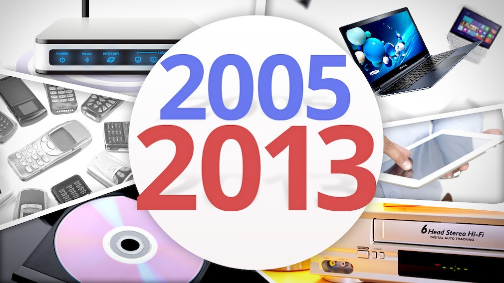 2005 vs. 2013: So hat sich die Technik verändert - COMPUTER BILD