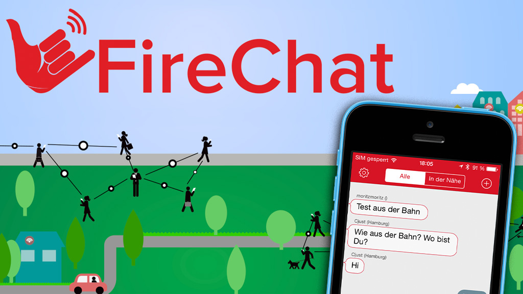 FireChat: Chatten ohne Internet - COMPUTER BILD
