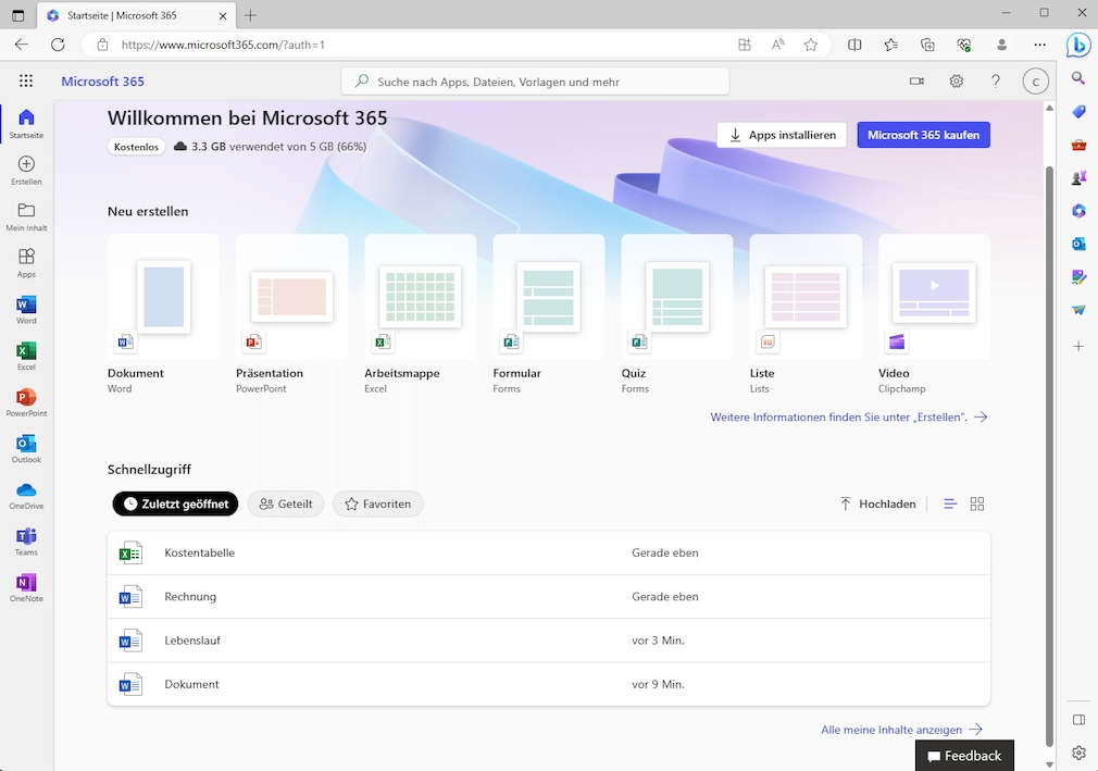 Microsoft Office Online - Web-App - COMPUTER BILD