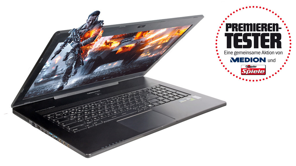 Top-Spiele-Notebook Medion Erazer X7611 im Premierentest - COMPUTER BILD