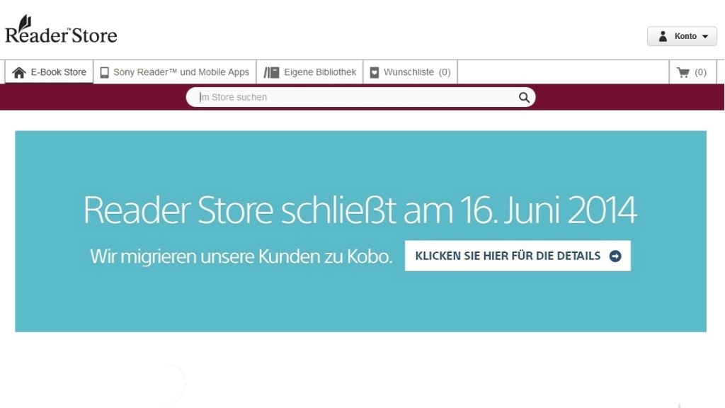 eBook-Reader: Sony schließt Reader-Store in Deutschland - COMPUTER BILD
