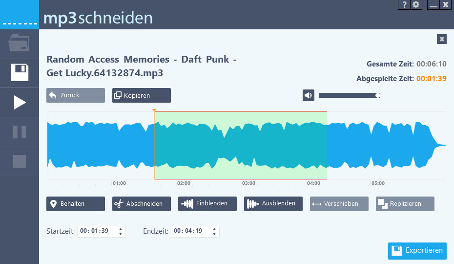 MP3 schneiden Free (COMPUTER BILD-Edition) - Download - COMPUTER BILD