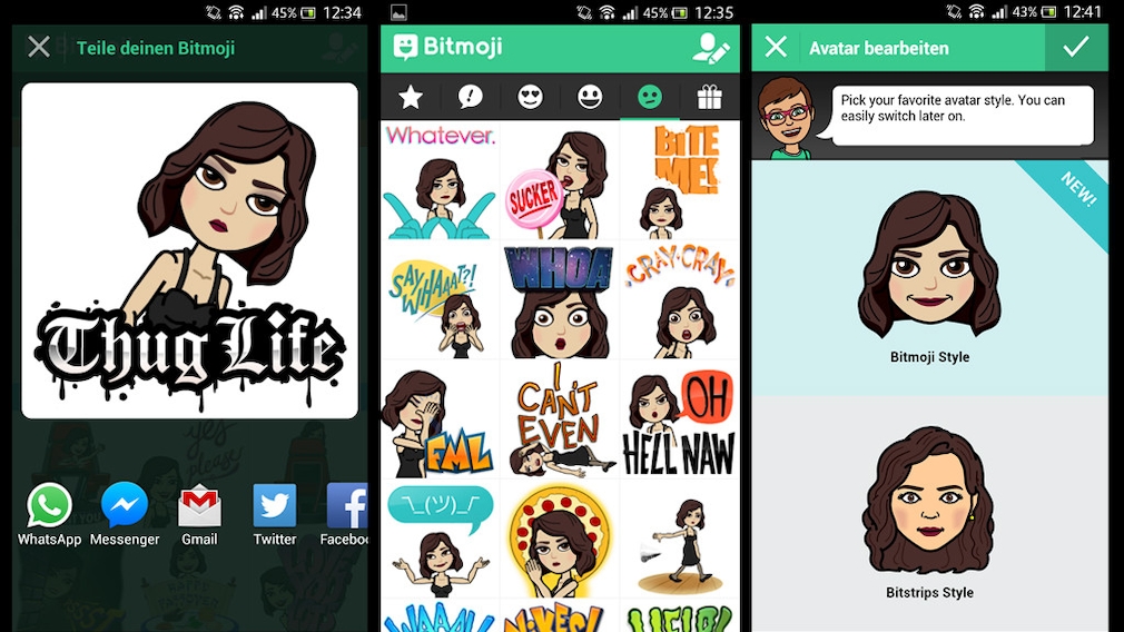 Bitmoji: Machen Sie sich selbst zum Emoji - COMPUTER BILD