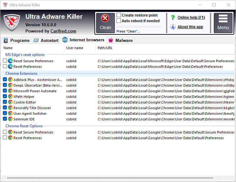 Ultra Adware Killer - Download - COMPUTER BILD