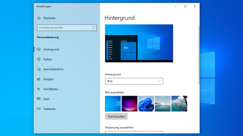 Windows 10: Desktop-Hintergrundbild ändern - COMPUTER BILD