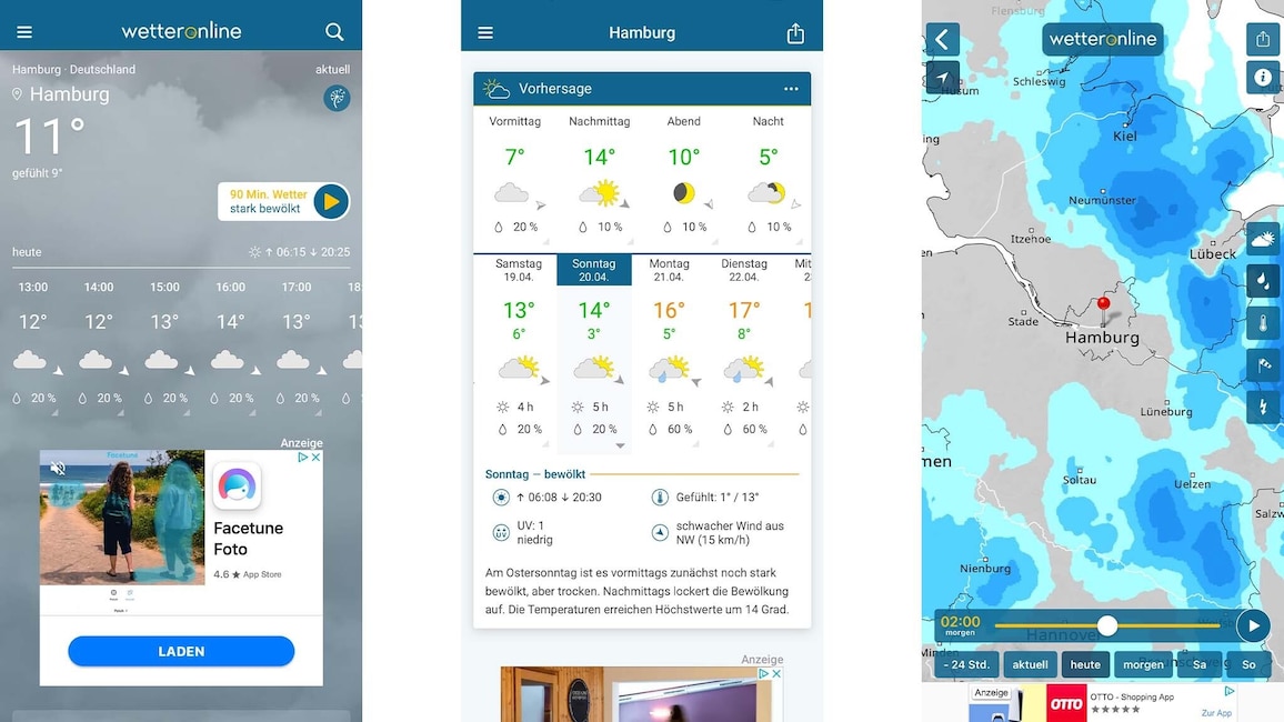 Wetter-Apps im Test: Wer liefert die besten Wetter-Prognosen ...