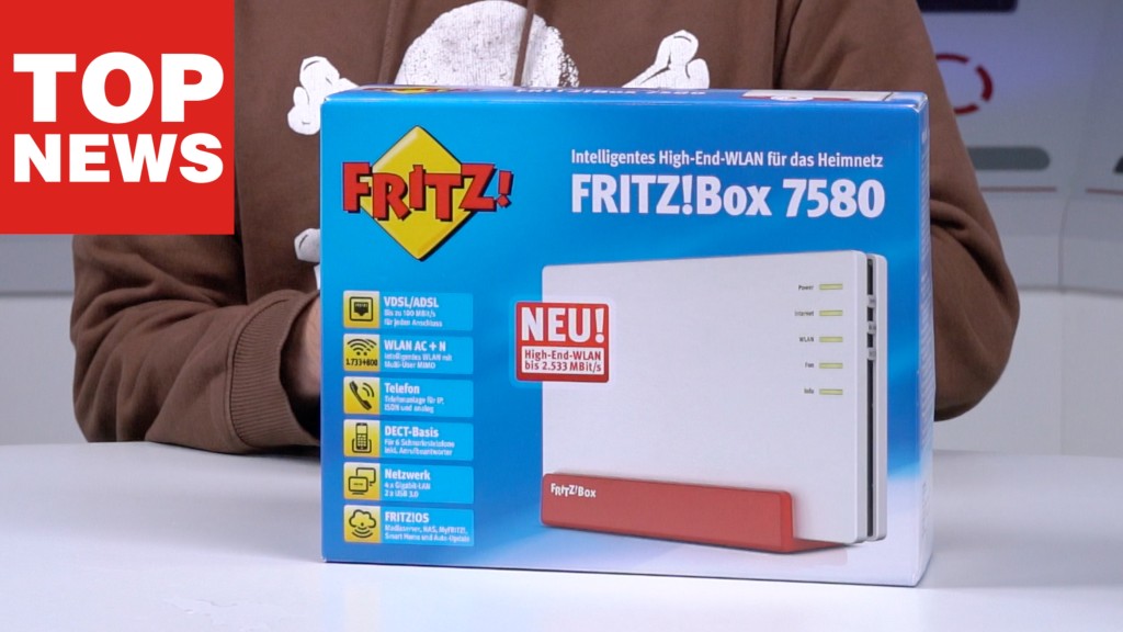 First Look: AVM FritzBox 7580 mit WLAN-ac und Multi-User MI - COMPUTER BILD