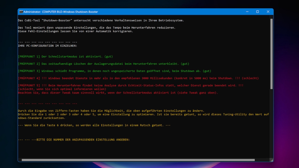 Windows: Herunterfahren beschleunigen - COMPUTER BILD